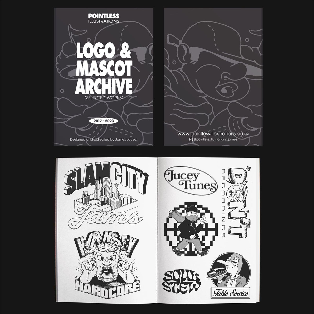 Pointless Illustrations Logo & Mascot Zine – Handysupplyco